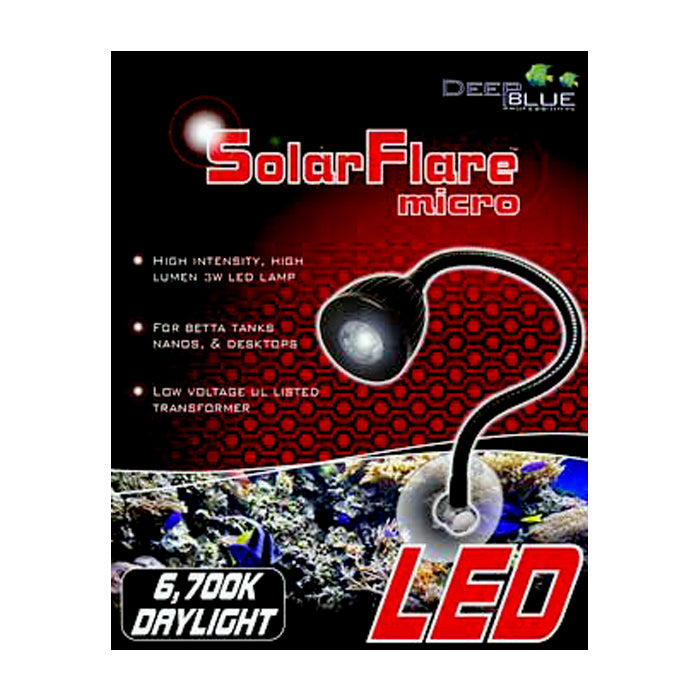 Deep Blue SolarFlare Micro LED Spot Light – Aqua-Crylic